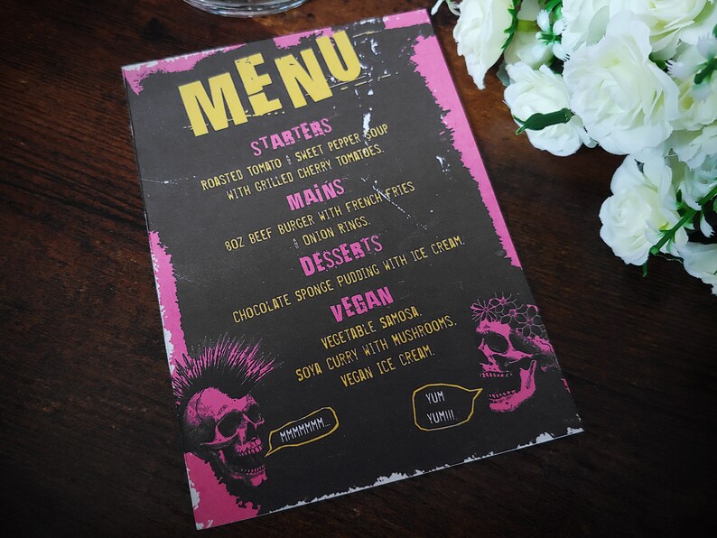 Personalised Punk Rock Album Record Inspired Wedding Invite - Etsy