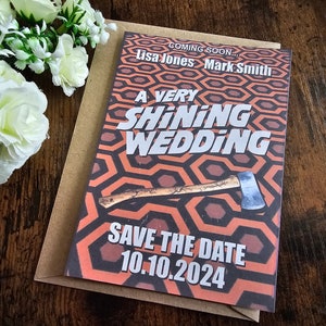 Personalized Shining Movie VHS Wedding Invitation With RSVP - Etsy