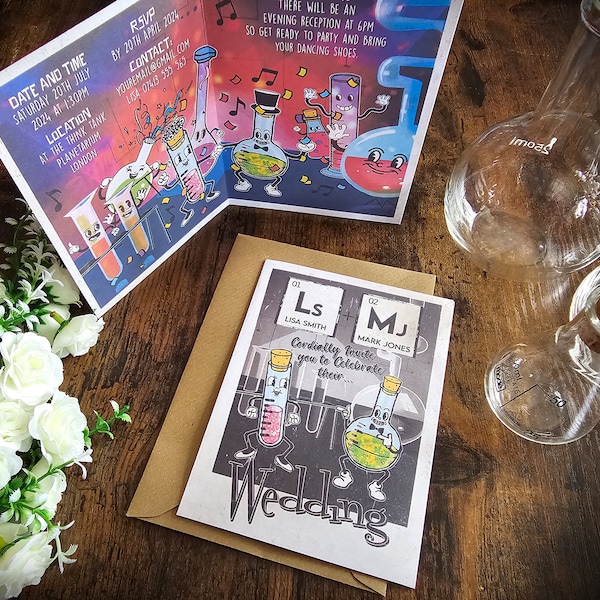 Science Wedding - Etsy