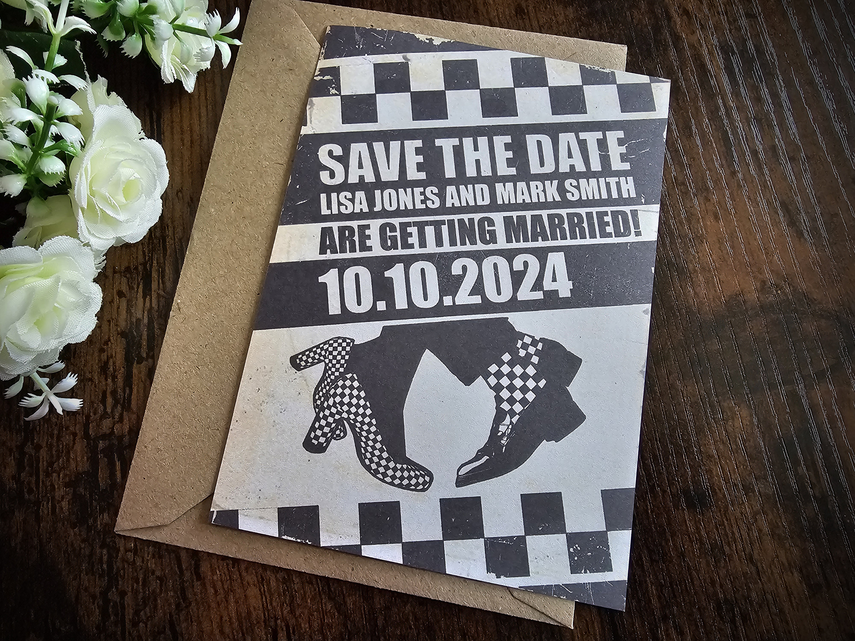 Personalised SKA Album, Record Inspired Wedding Invite, Invitation ...