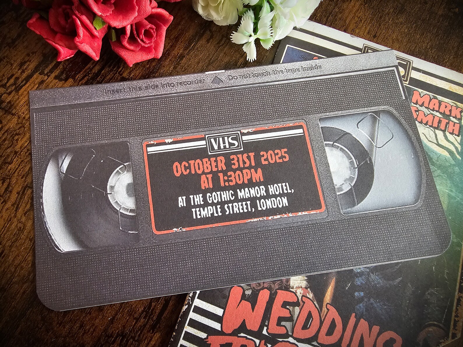 Personalized 1980s Horror Movie VHS Wedding Invitation - Etsy