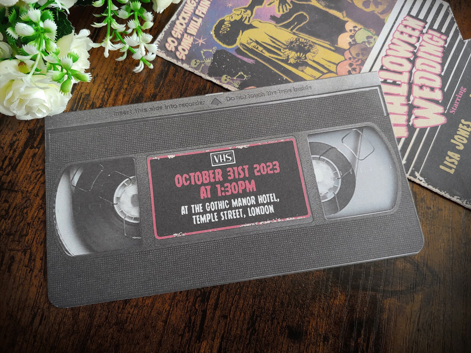 Personalised Bride of Frankenstein Halloween Movie VHS Tape Inspired ...
