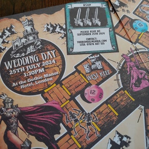 Personalised Tabletop Fantasy Board Game, Dungeons and Dragons, Dnd ...