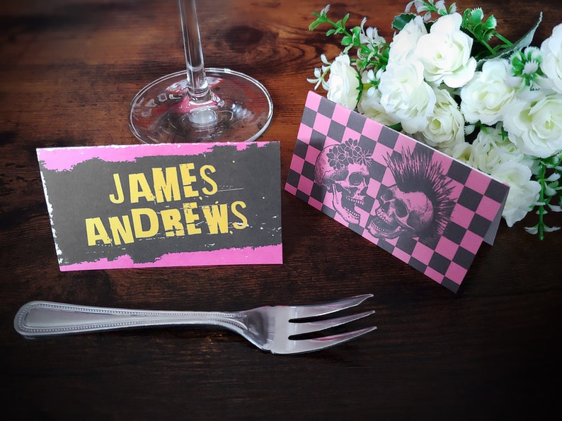 Personalised Punk Rock Album Record Inspired Wedding Invite - Etsy