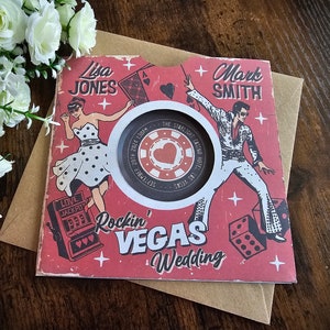 Personalised Classic Elvis Album, Las Vegas Record Inspired Wedding ...
