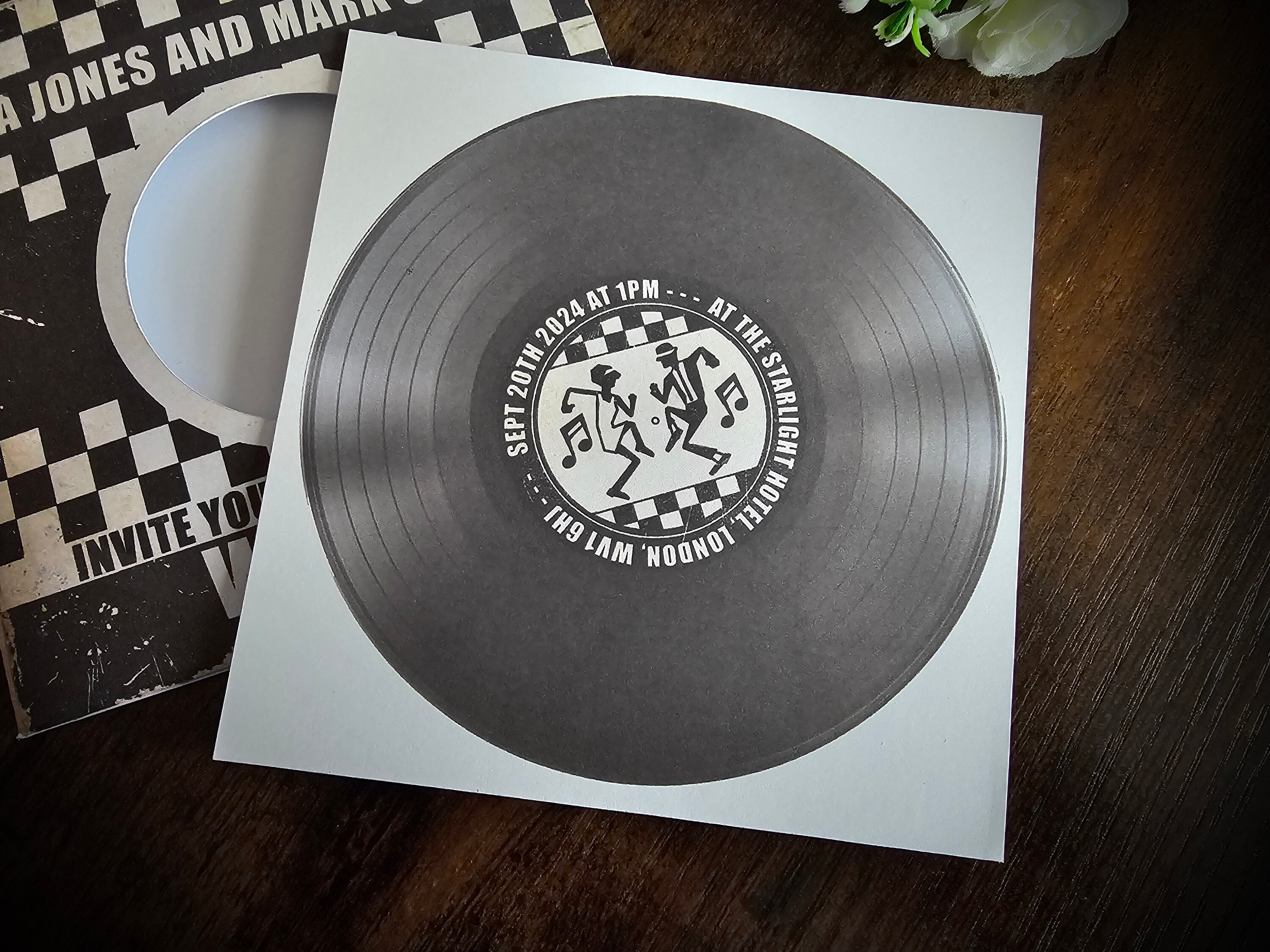 Personalised SKA Album, Record Inspired Wedding Invite, Invitation ...