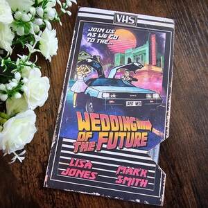 Personalised Retro 80's Movie VHS Tape Inspired Wedding Invite ...