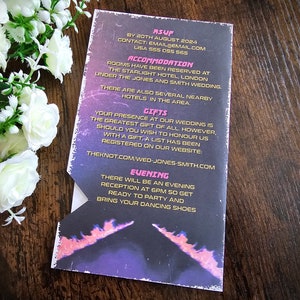 Personalised Retro 80's Movie VHS Tape Inspired Wedding Invite ...