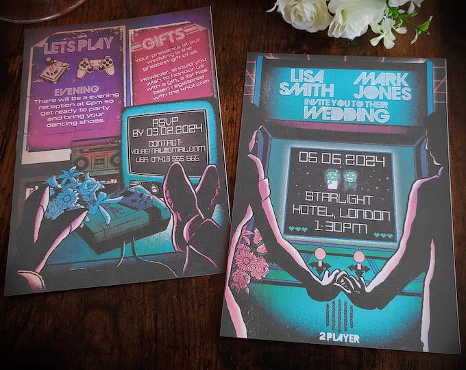 Pokemon Card Wedding Invite - Etsy Canada