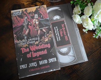 Vhs Wedding Invitation - Etsy