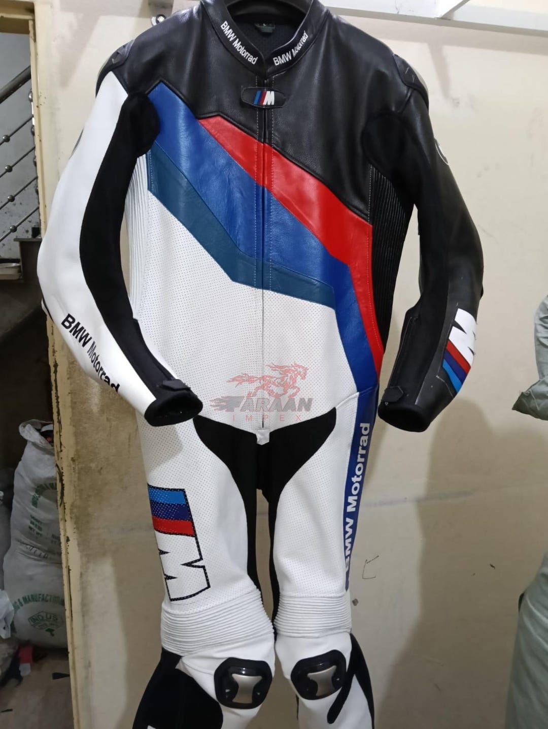 BMW Motorrad TYCO Racing Suit: CE Armored Leather Biker Gear - Etsy