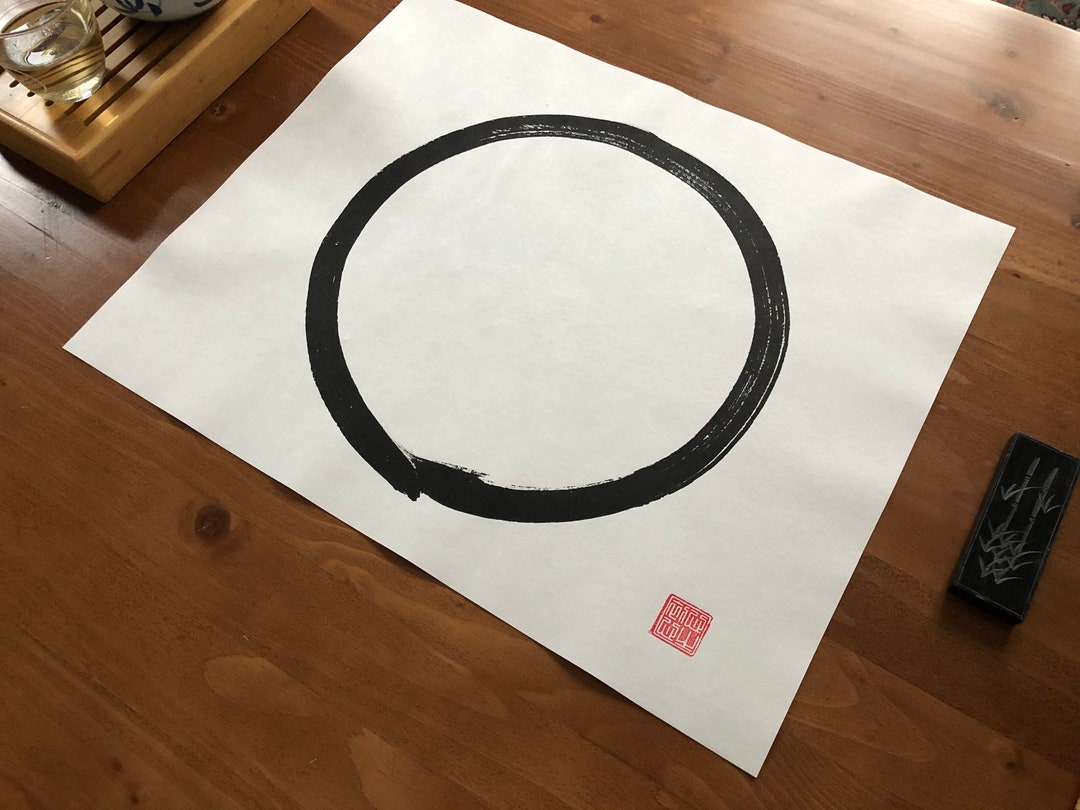 Calligraphy: ENSO Zen-circle Buddhism Style Thich Nhat Hanh Handmade ...