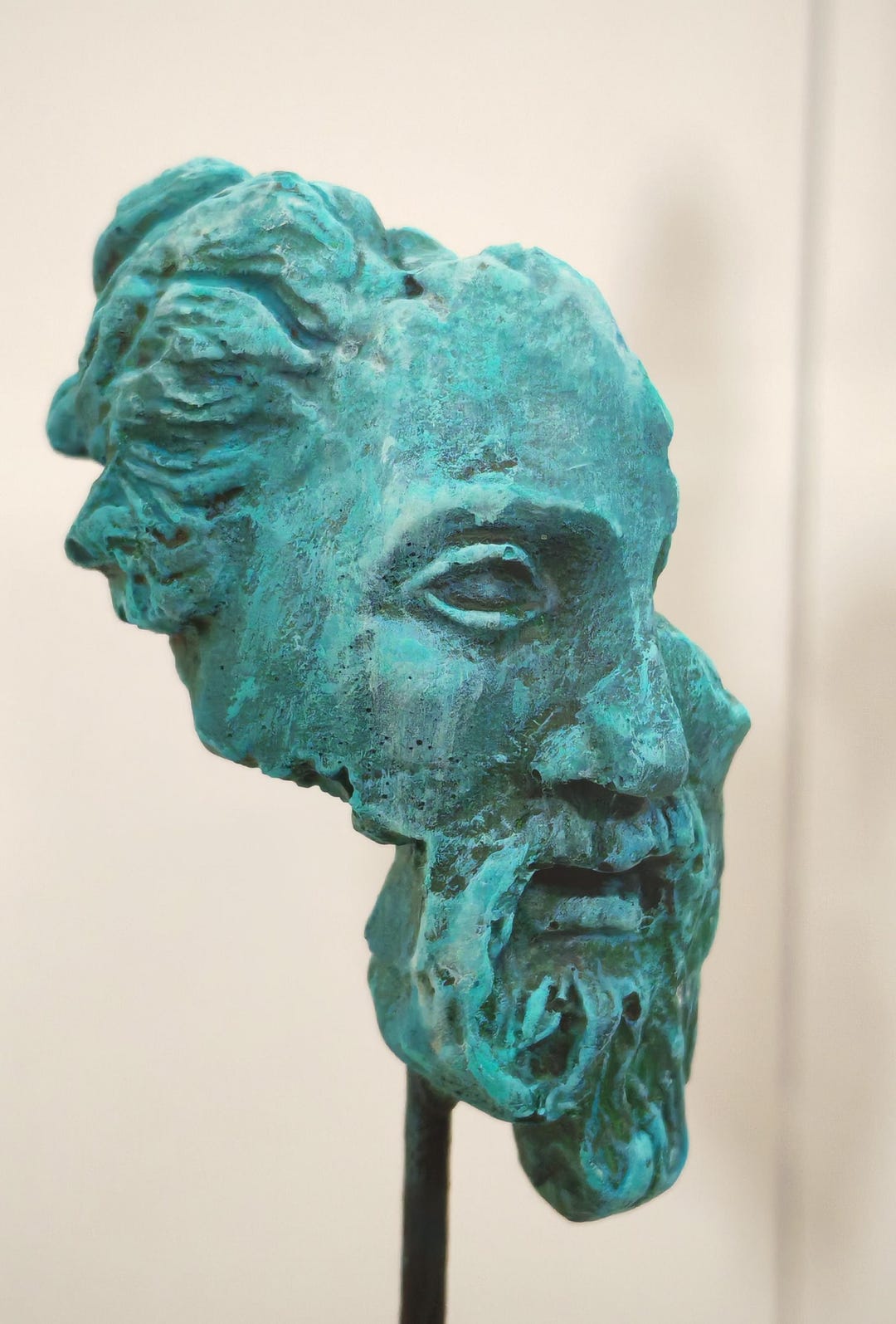 Sculpture Legend of Poseidon Greek Mythology, Hand-painted Bronze ...