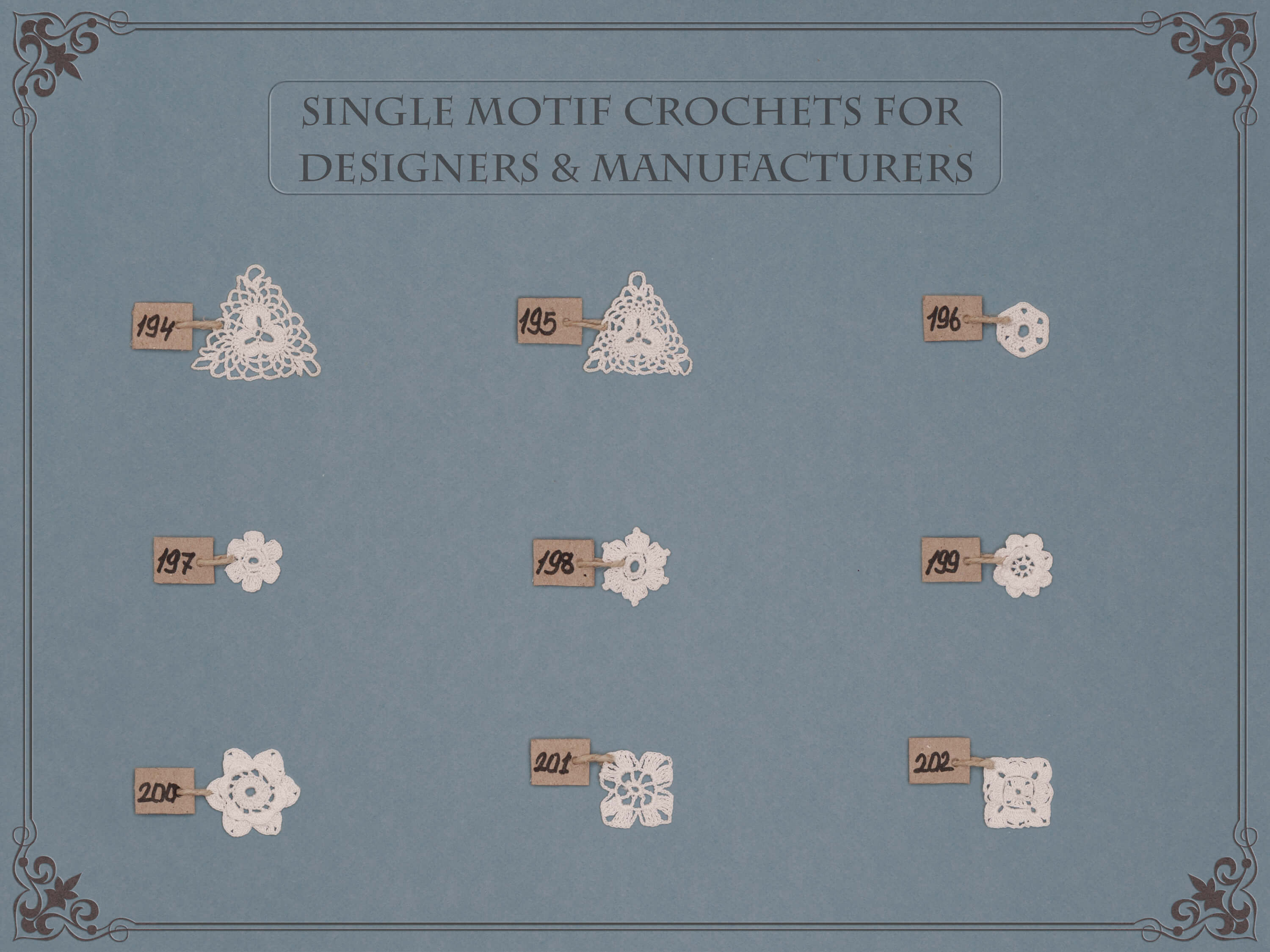Mini Crochet Crochet Motifs Set 3 Mini Motifs Lacework Crochet Crochet ...