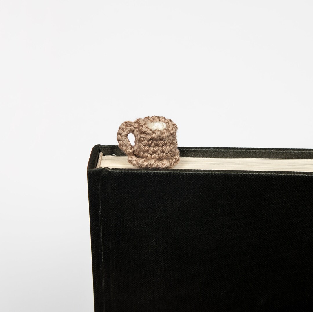 Bookmark Cup of Coffee, Teacup Bookmark, Cottagecore Cozy Crochet ...