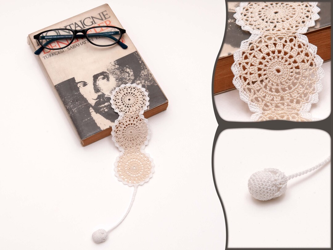 Circled Shaped Bookmark, Handmade Crochet Bookmark for Birthday Gifts ...