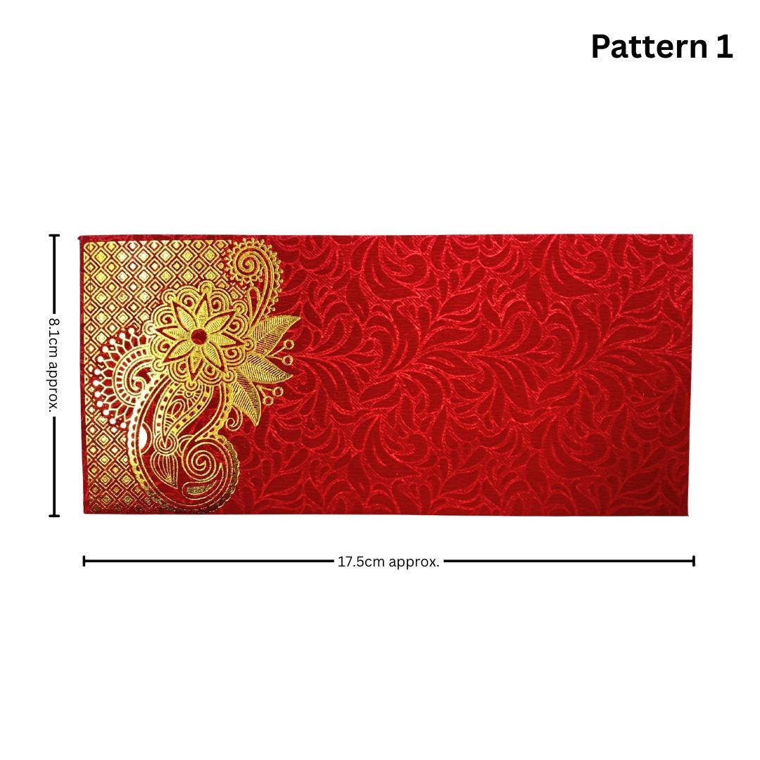 Red Money Envelope, White Envelope, Various Patterns , Perfect Gift for ...