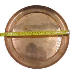 Chares Thaal/copper Thali, 100% Pure Copper/charesh Plate UK Stock Free ...