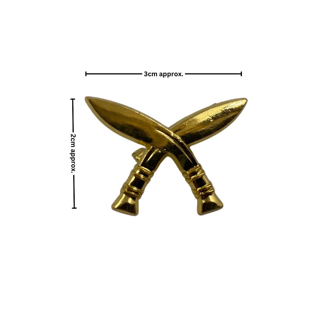 Crossed Khukuri , Nepal Map Pin/badge, Gurkha Khukuri Pin, Brooch, UK ...