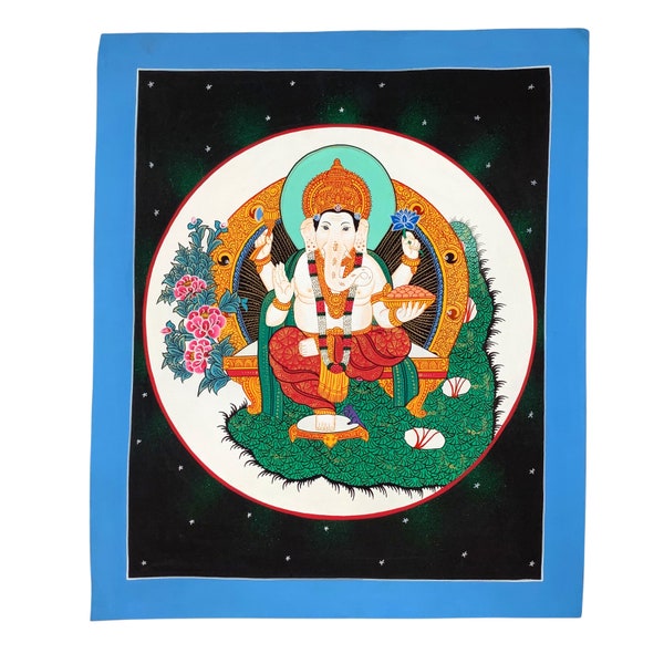 Ganesh Painting - Etsy UK