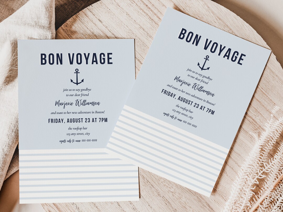 Going Away Party Invitations Template, Digital Farewell Party Invites ...