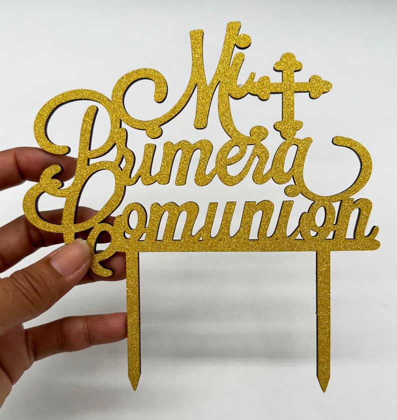 Mi Primera Comunión Cake Topper - First Holy Communion Cake Decor, God ...