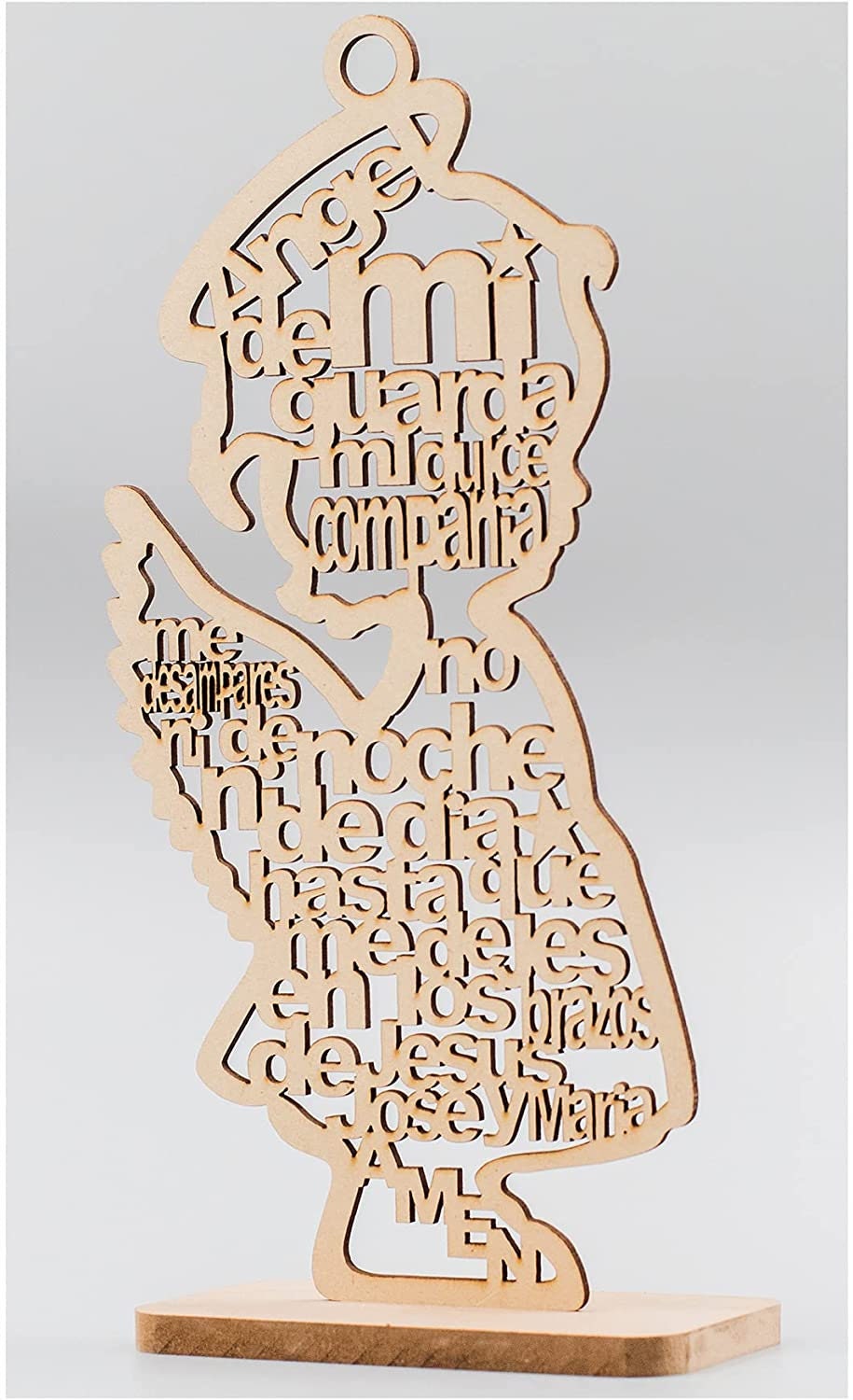 12 Guardian Angel Wings 12 Inches Wood With Stand Laser Cutout | Etsy