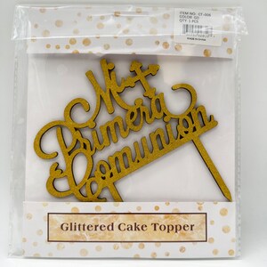 Mi Primera Comunión Cake Topper - First Holy Communion Cake Decor, God ...