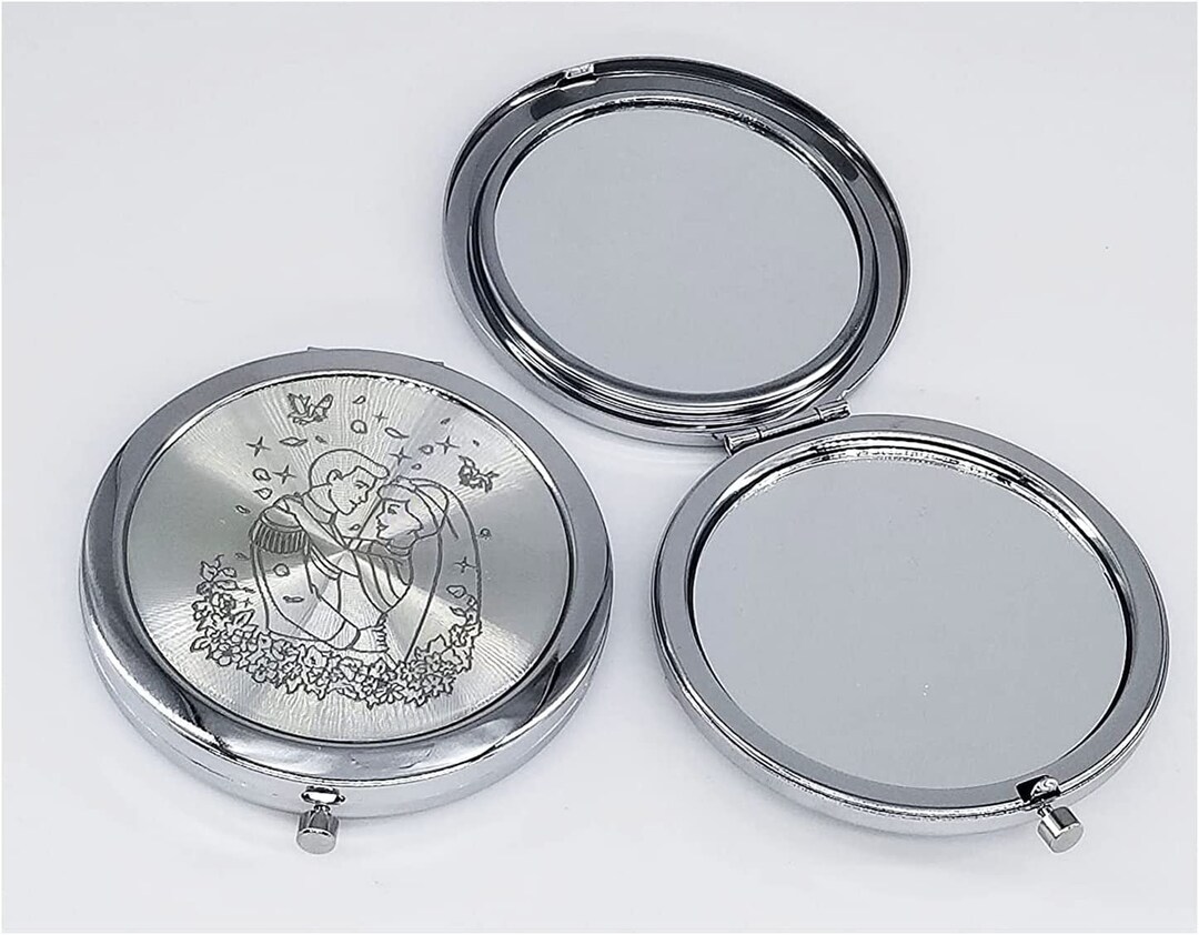 12 PCS Cinderella and Prince Wedding Party Favor Mirrors -recuerdos ...