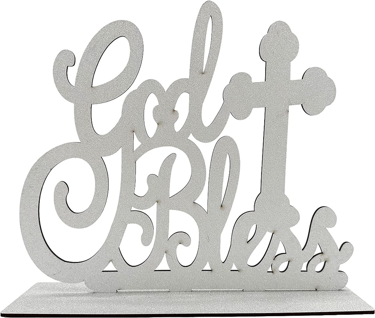 God Bless Wooden Table Centerpiece First Communion Baptism - Etsy