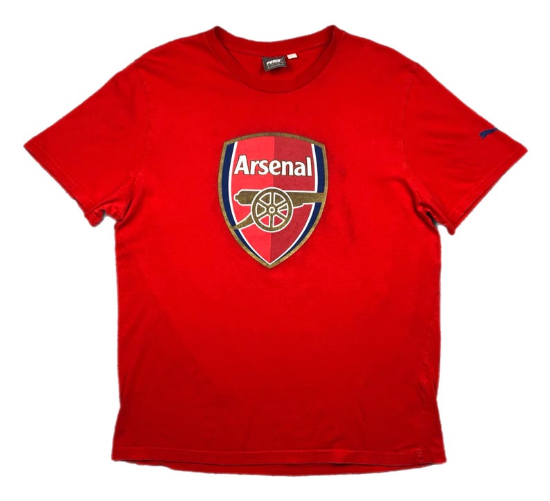 Vintage 90s Puma Arsenal FC Graphic T-shirt (size Large) - Etsy