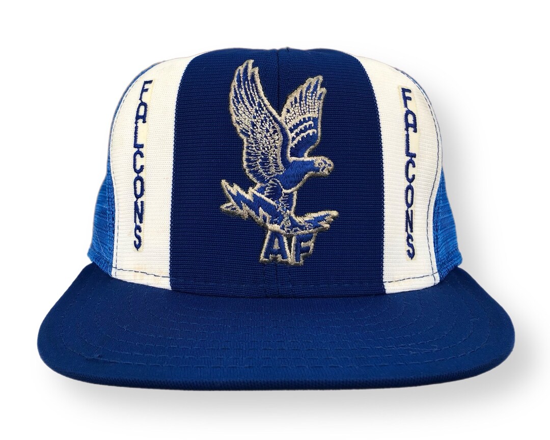 Vintage 80s/90s AJD Air Force Academy Falcons Lucky Stripes Embroidered ...