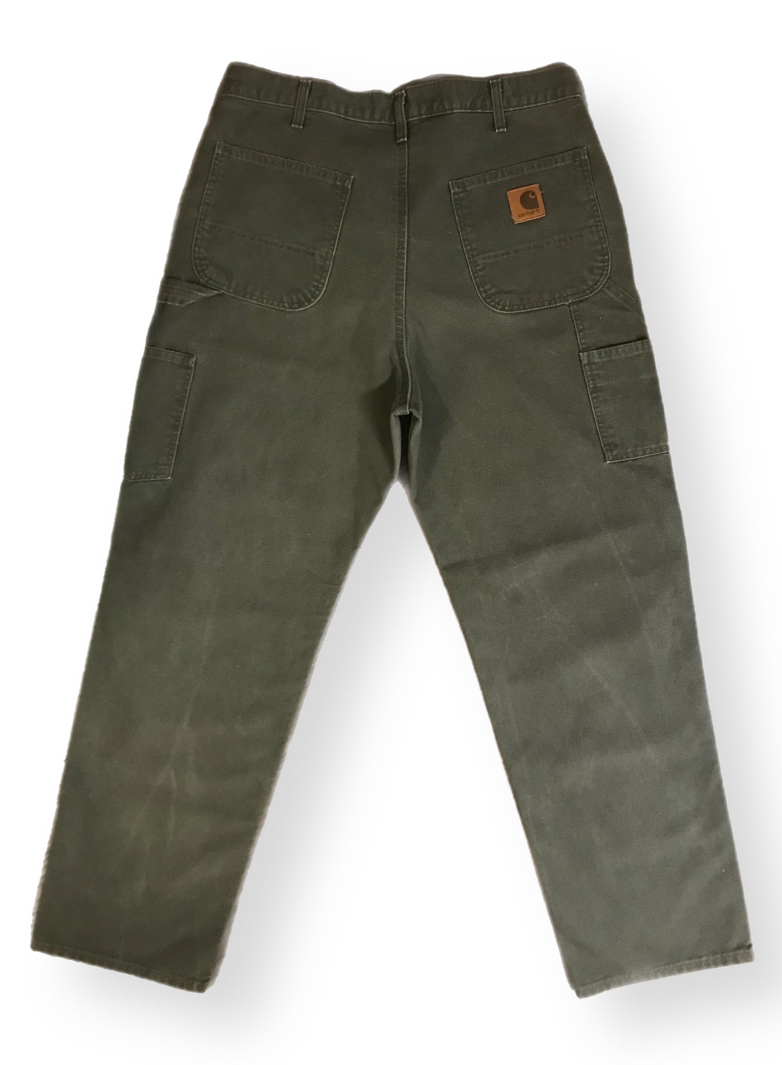 Vintage 90s Carhartt Olive Green Cargo Work Pants Size W36 L34 - Etsy