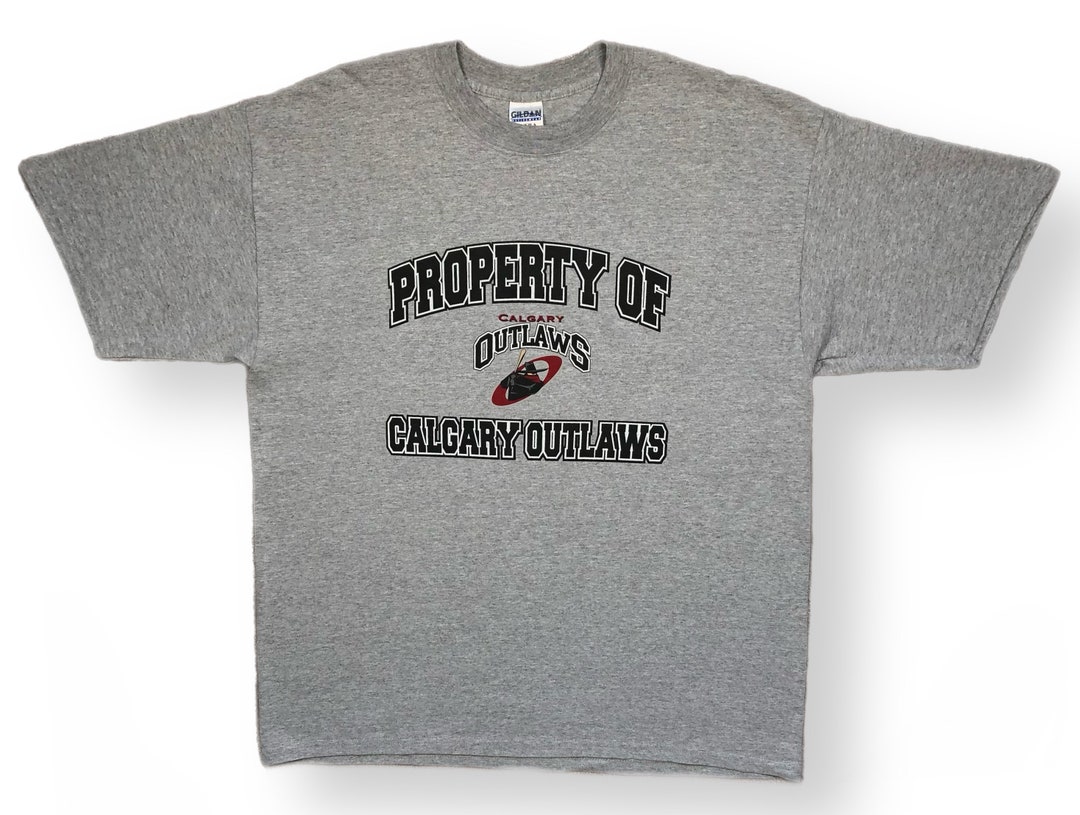 Vintage 2003 Calgary Outlaws Canadian Baseball League Graphic T-shirt ...