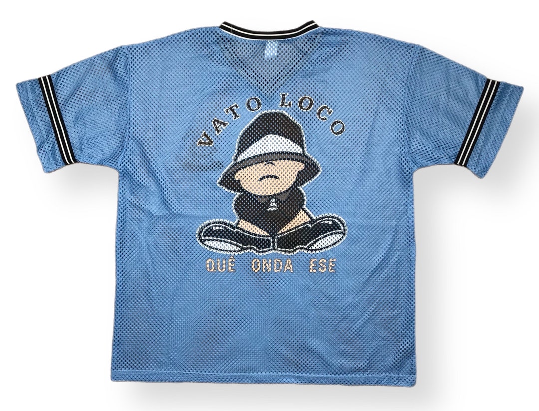 Vintage 90s Vato Loco Lowrider/homies Double Sided Chicano “qué Onda ...