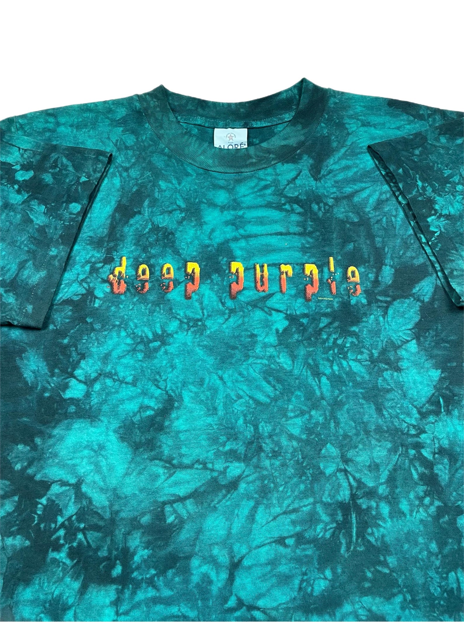 Vintage 2004 Deep Purple World Tour Tye Dye Rock & Roll T-shirt (medium ...