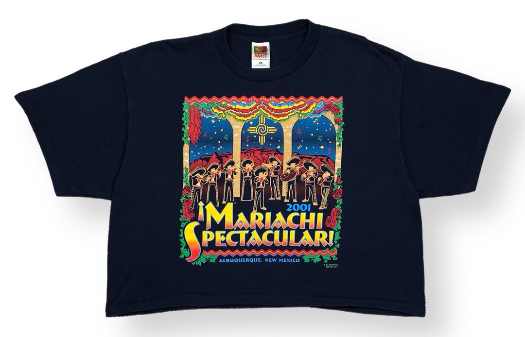Vintage 2001 Mariachi Spectacular Graphic T-shirt (cropped Large) - Etsy