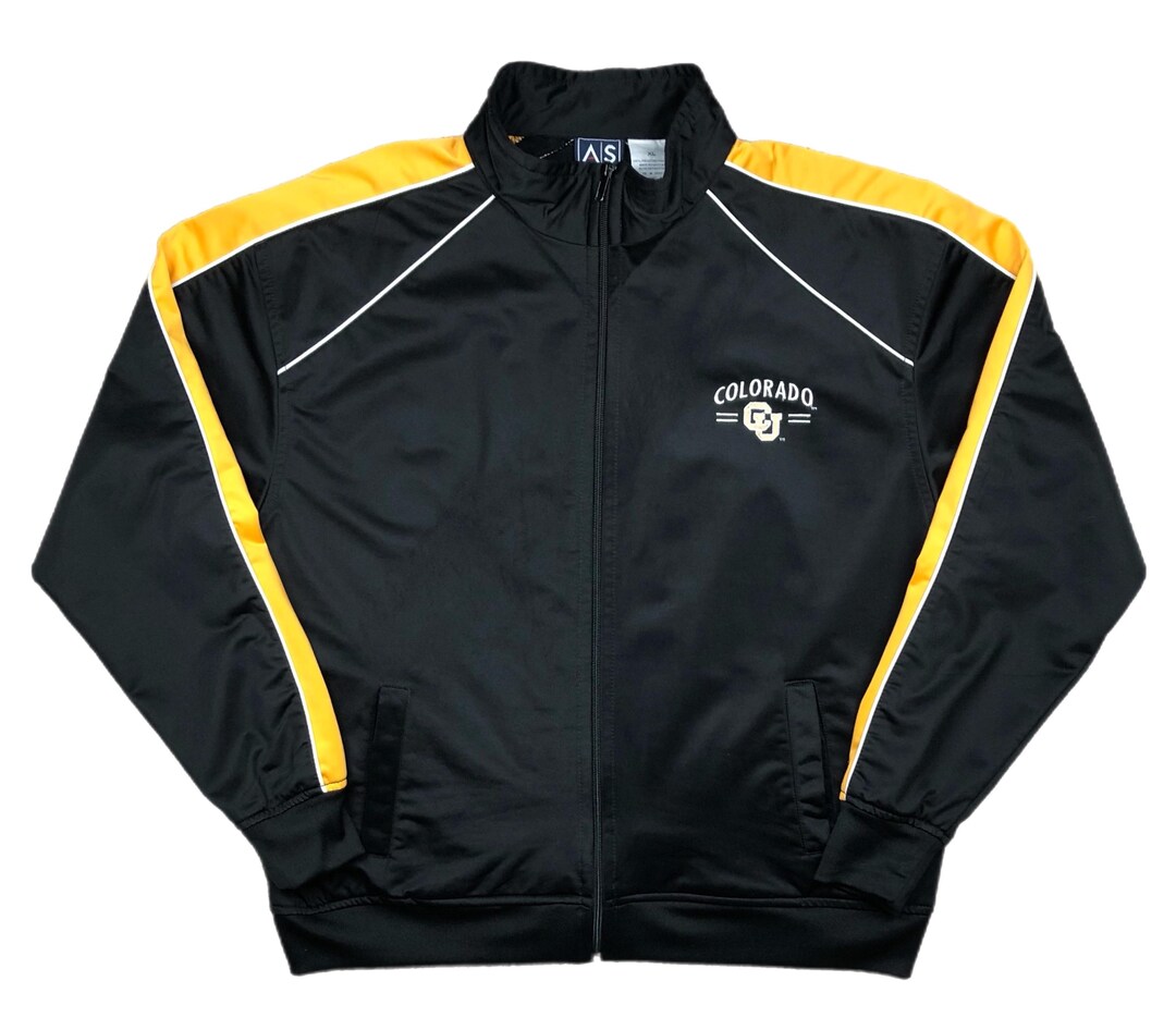 Vintage 90s University of Colorado Buffaloes Embroidered Full Zip Warm ...