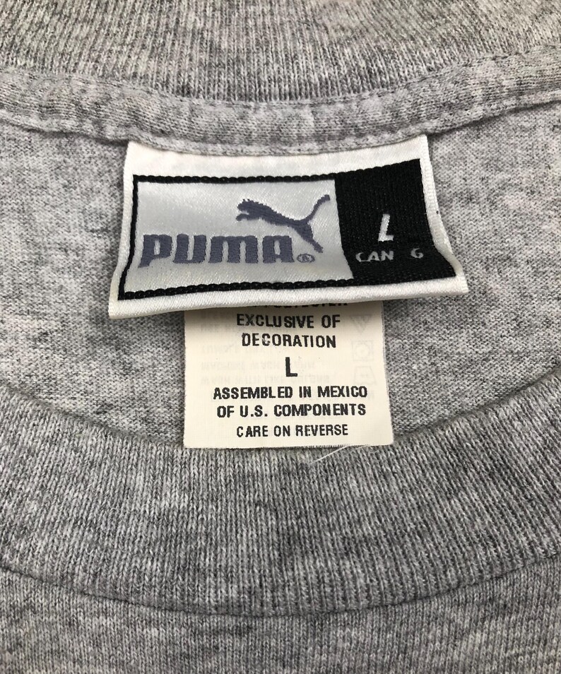 Vintage 90s/y2k Puma Center Logo 7UP Promotional Graphic T-shirt Size ...