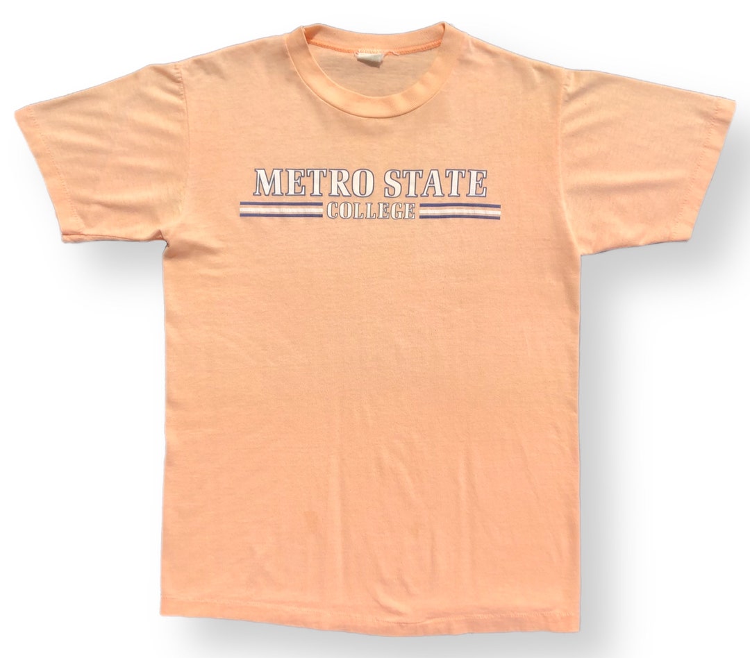 Vintage 70s/80s Metro State University Denver Colorado Velva Sheen 50/ ...