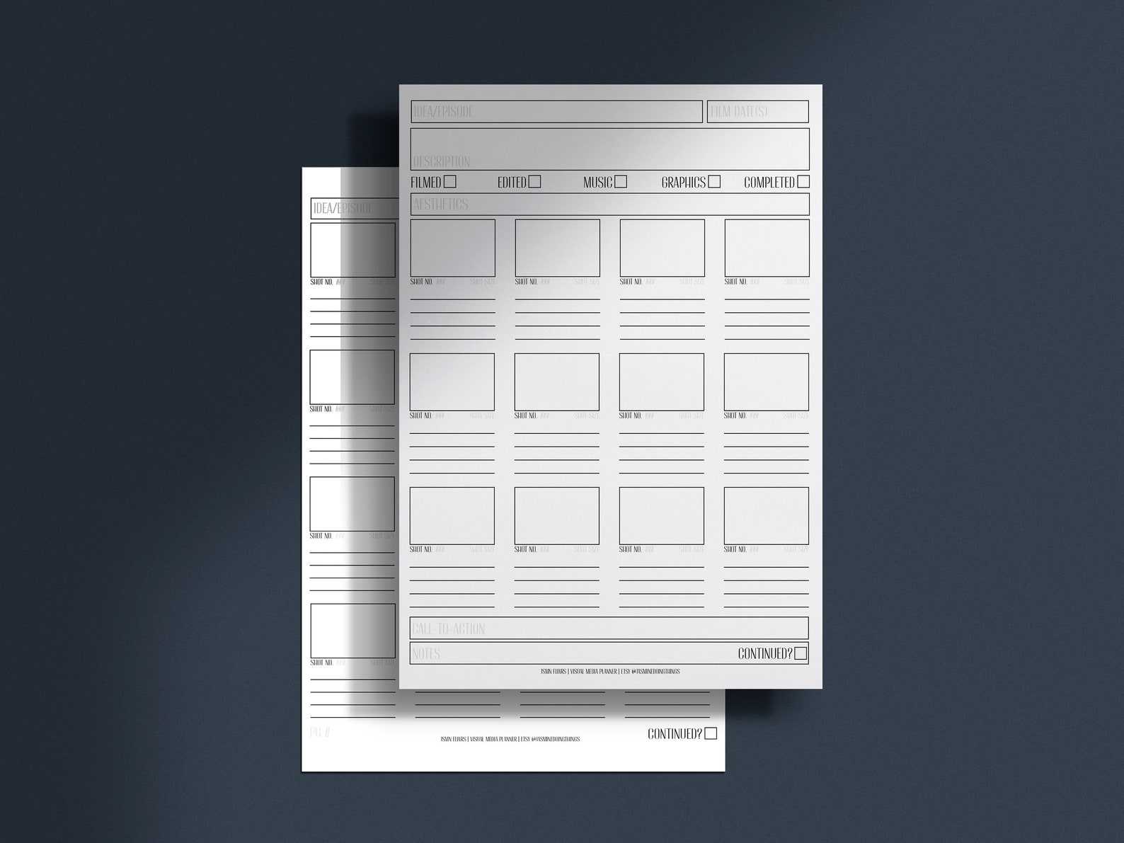 Episode Storyboard Planner - Etsy