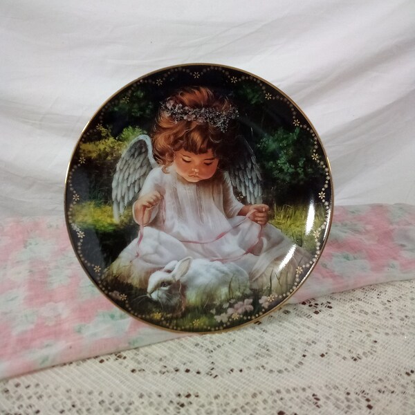 Bradford Exchange Angel Plates - Etsy Bradford Exchange Angel Plates - Etsy