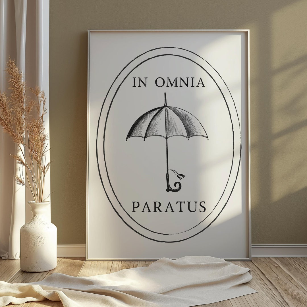 In Omnia Paratus Gilmore Girls Print Life & Death Brigade Wall Art, Minimal Gilmore Girl Poster ...