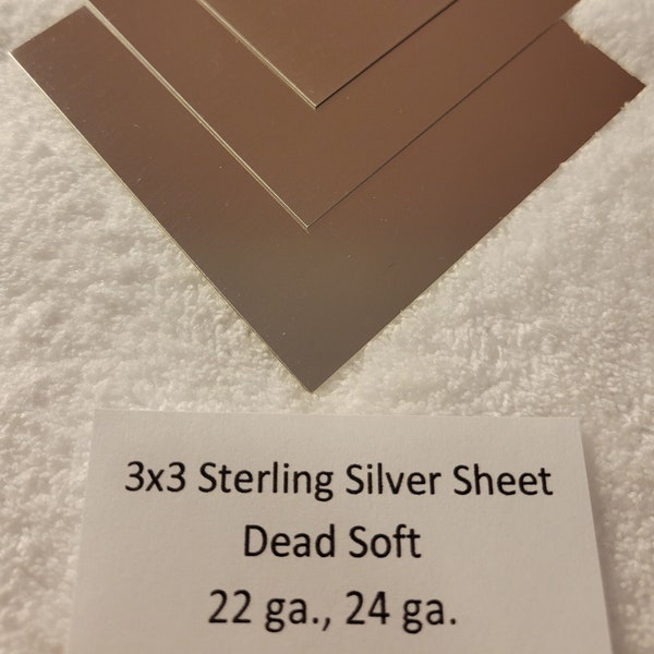 Sterling Silver Sheet - Etsy
