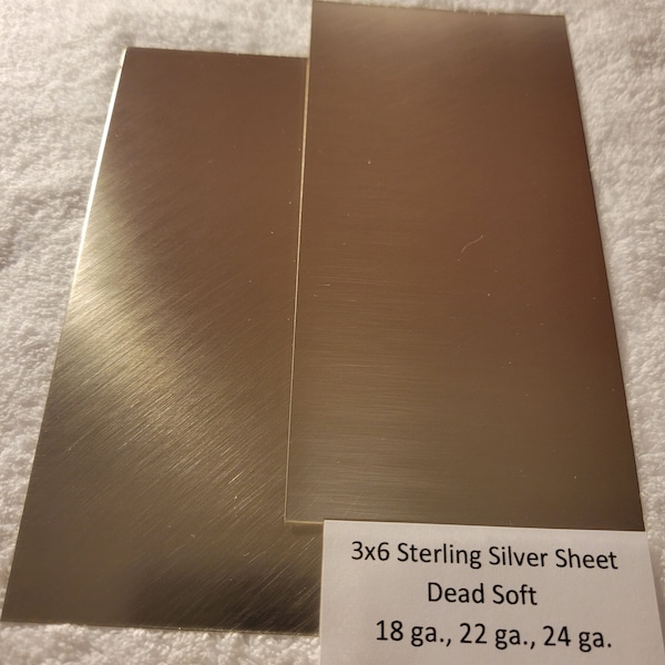 Silver Sheet for Jewelry Making - Etsy