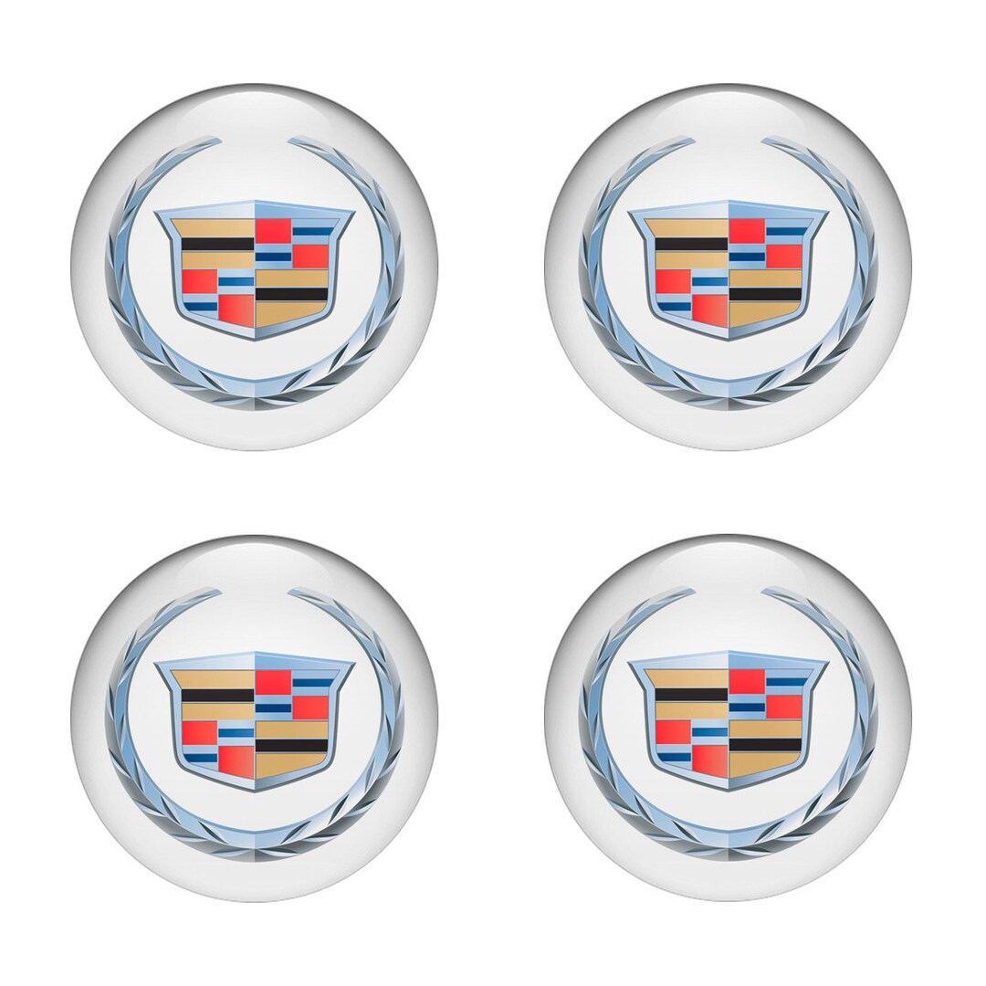 Domed Sticker Cadillac SET 4 X 30-120 Mm Self Adhesive - Etsy