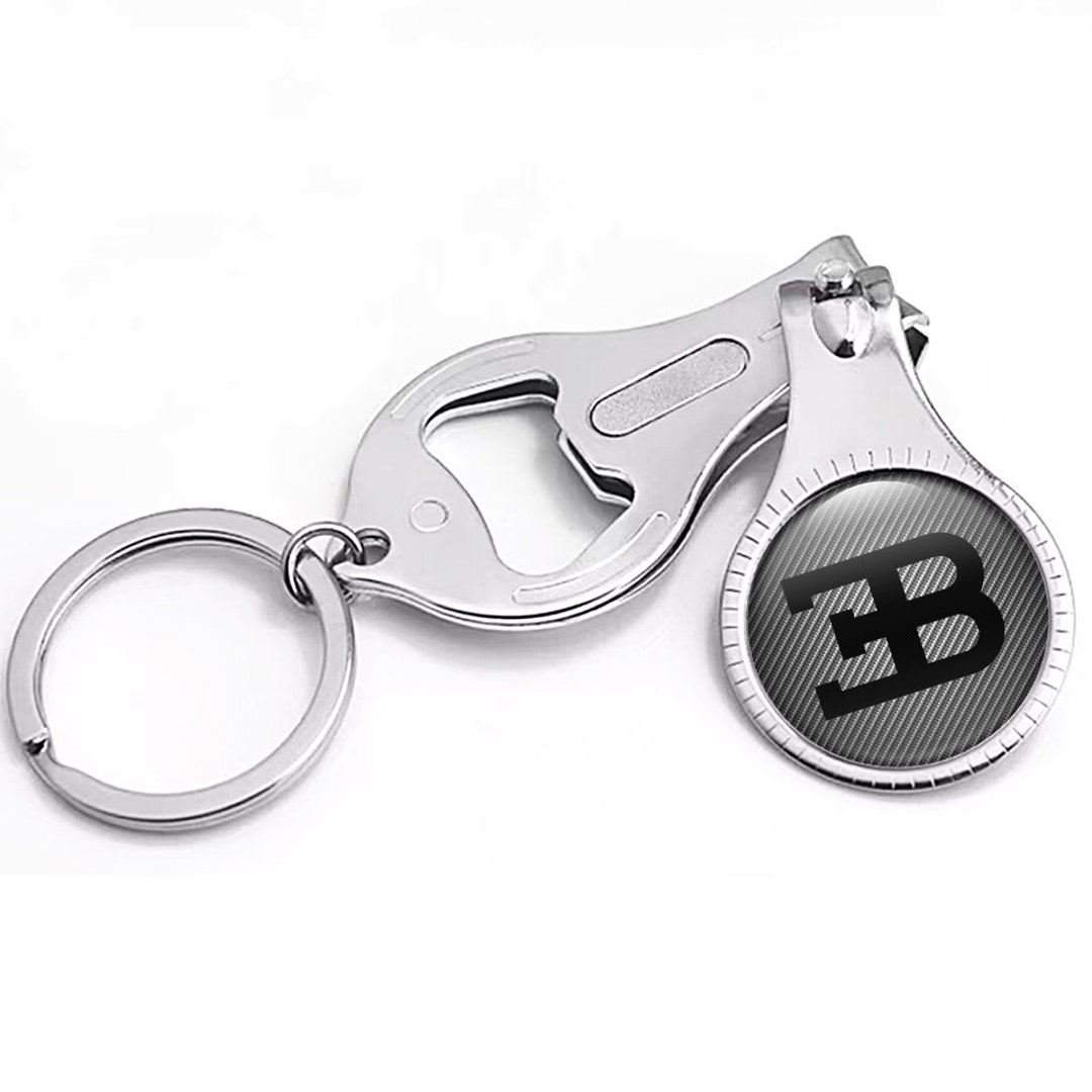 Bugatti Designer Metal 3 in 1 Keychain Nail Clipper Opener - Etsy