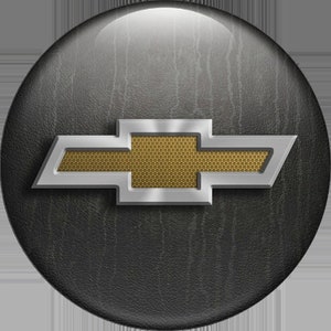 SET of 4 All Sizes Domed Sticker Emblem Chevrolet USA Flag Self ...