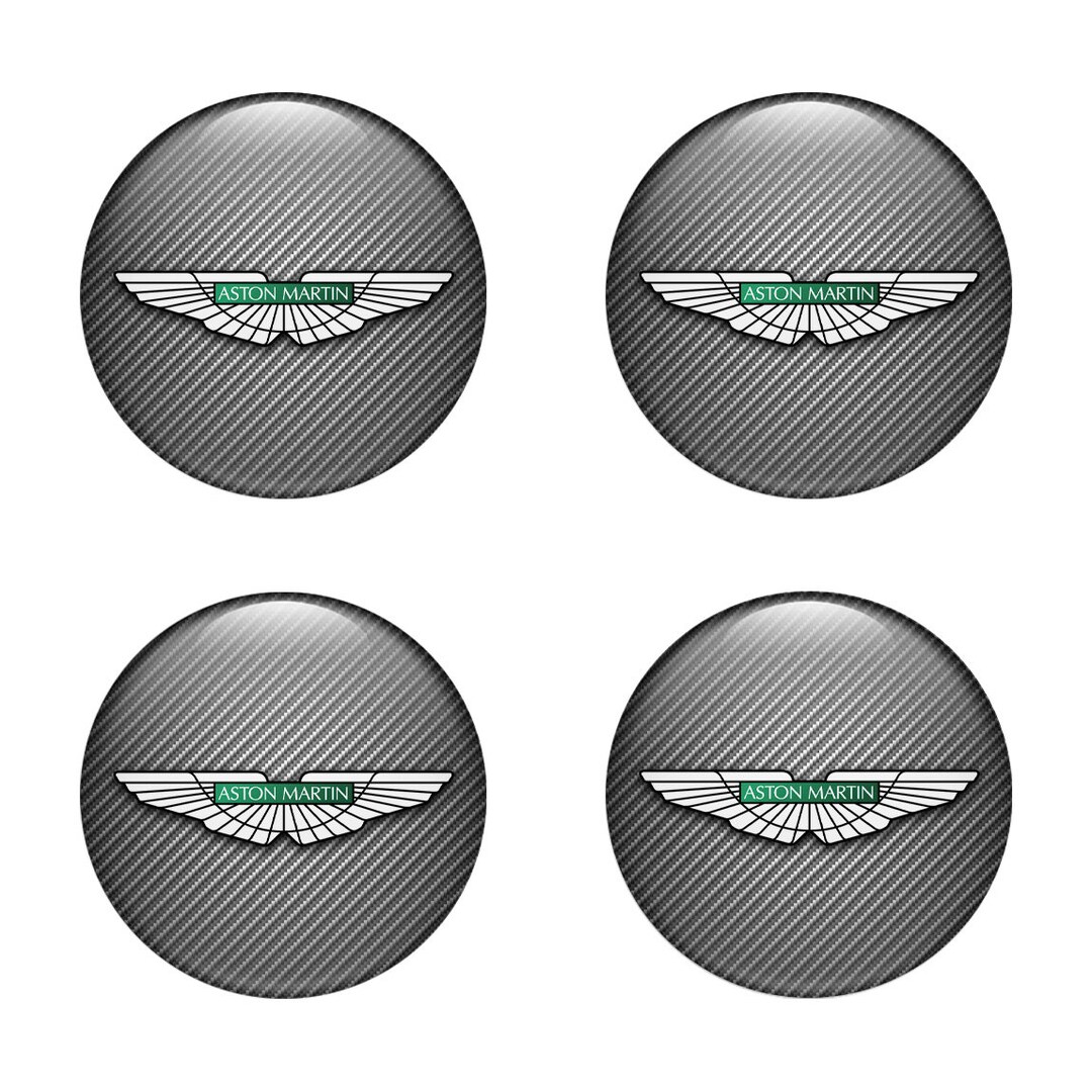 4x40-120mm Aston Martin Logo Domed Stickers for Wheels Center - Etsy