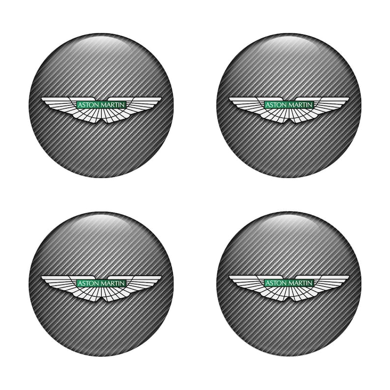 4x40-120mm Aston Martin Logo Domed Stickers for Wheels Center - Etsy